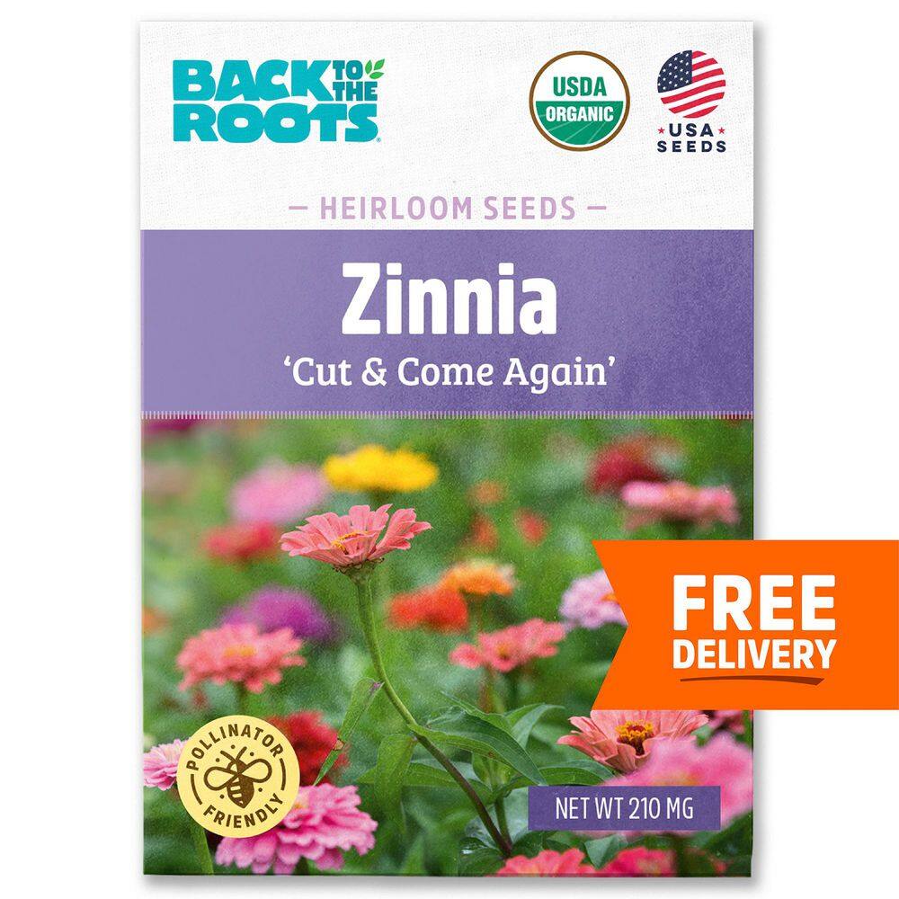 Reviews for Back to the Roots Organic Zinnia Cut and Come Again ...