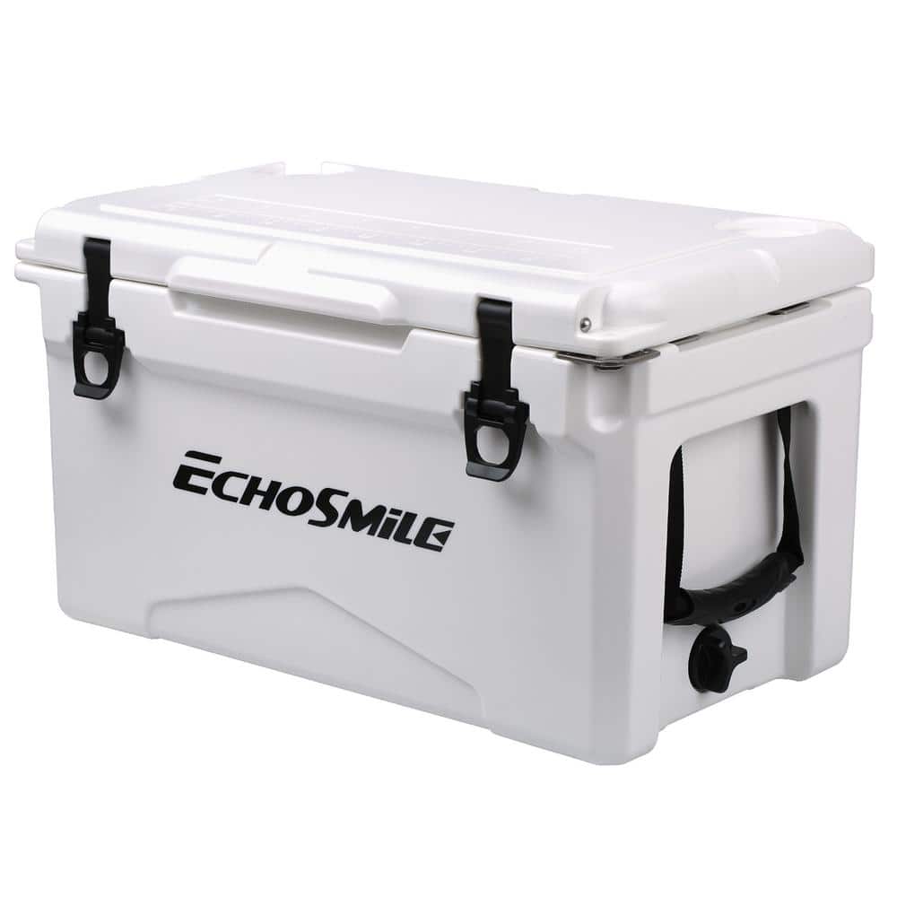 EchoSmile 30 qt. Rotomolded Cooler in White TER-LCL030WB - The Home Depot