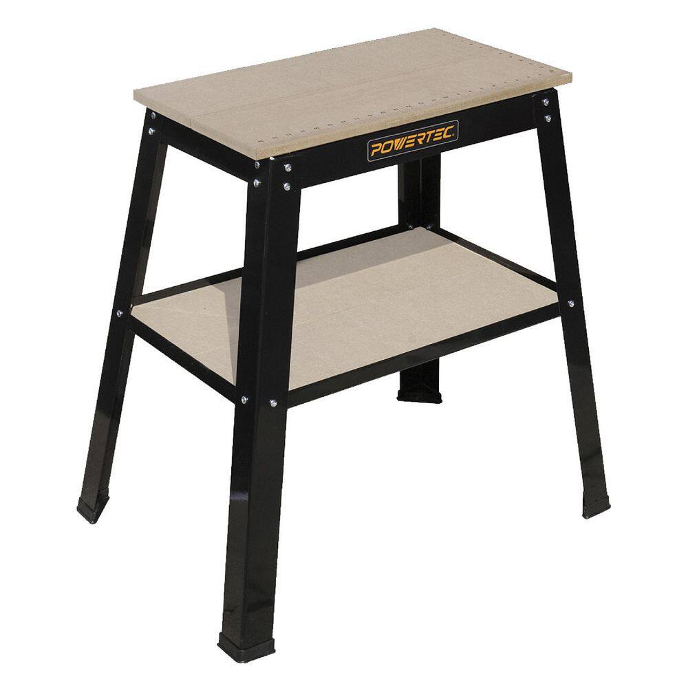 ‎POWERTEC Universal Power Tool Stand, 32 in. Work Height, MDF Split Top ...