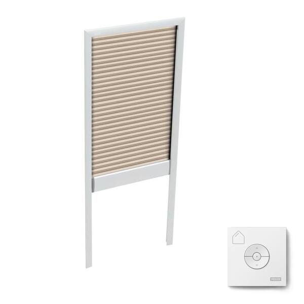 VELUX Beige Solar Powered Room Darkening Skylight Blinds for FCM 2246 ...