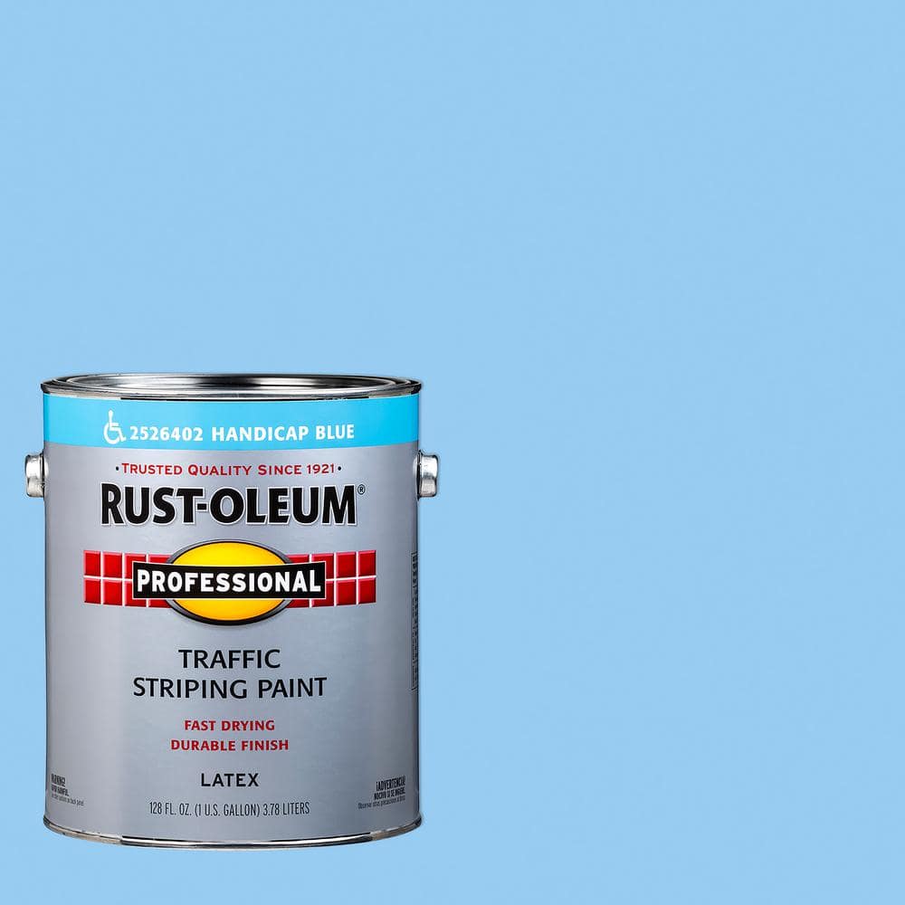 Rust-Oleum Professional 1 gal. Flat Handicap Blue Exterior Traffic ...