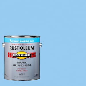 Rust-Oleum Professional 1 gal. Flat Handicap Blue Exterior Traffic ...