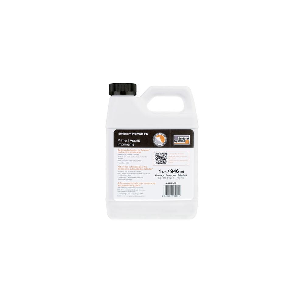 Schluter Primer-PS Indoor Peel and Stick 1 Quart Tile Primer PRMPSQT1 ...