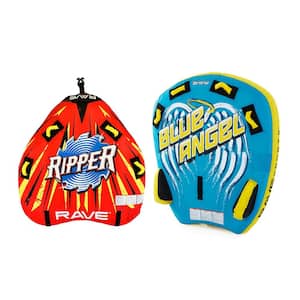 RAVE Sports Ripper 2 Rider Nylon Inflatable Towable Float, Red 02918-RV ...