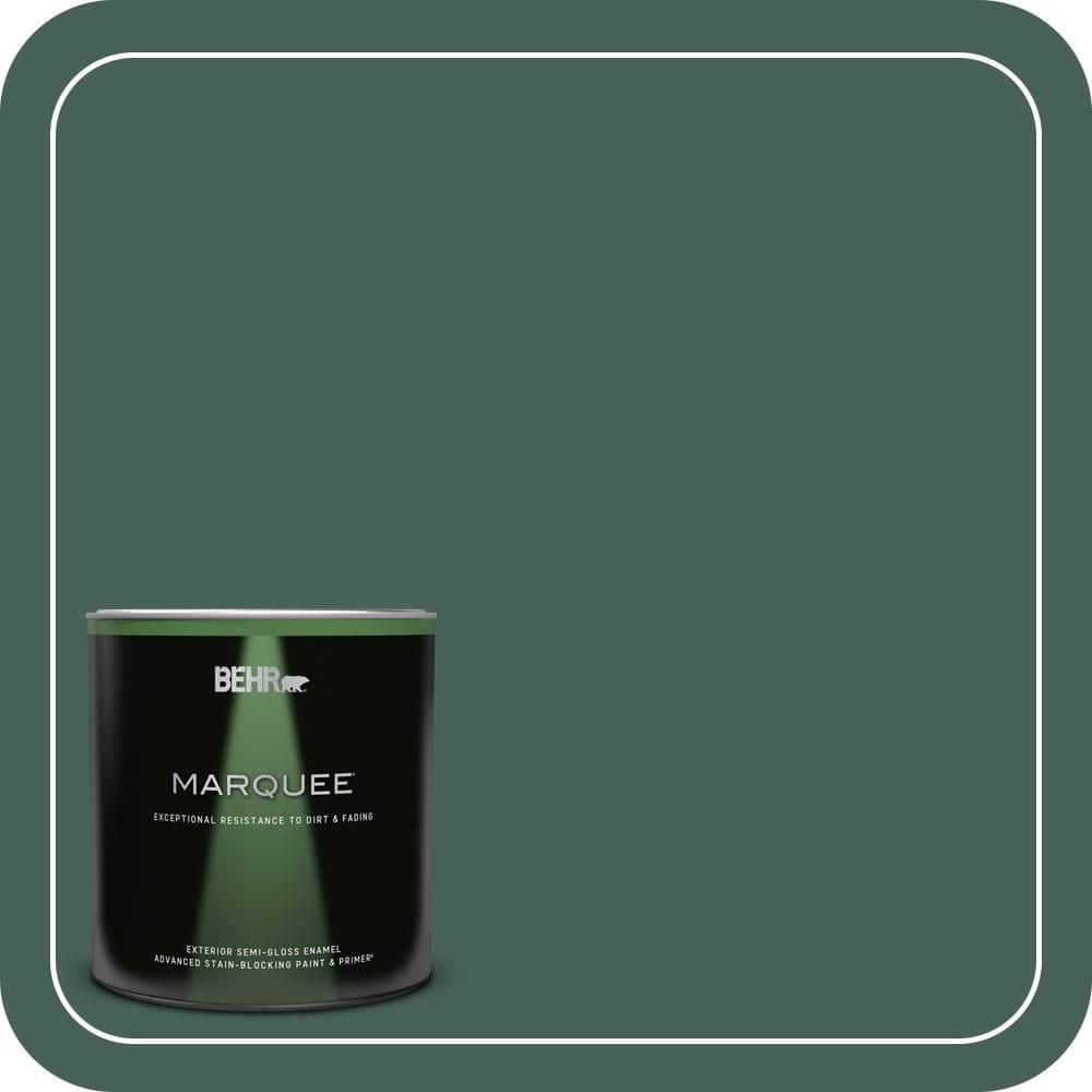 BEHR MARQUEE 1 qt. #T18-20 Equilibrium Semi-Gloss Enamel Exterior Paint ...