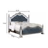 William's Home Furnishing Azha Queen Bed in Silver CM7194Q-BED - The Home Depot