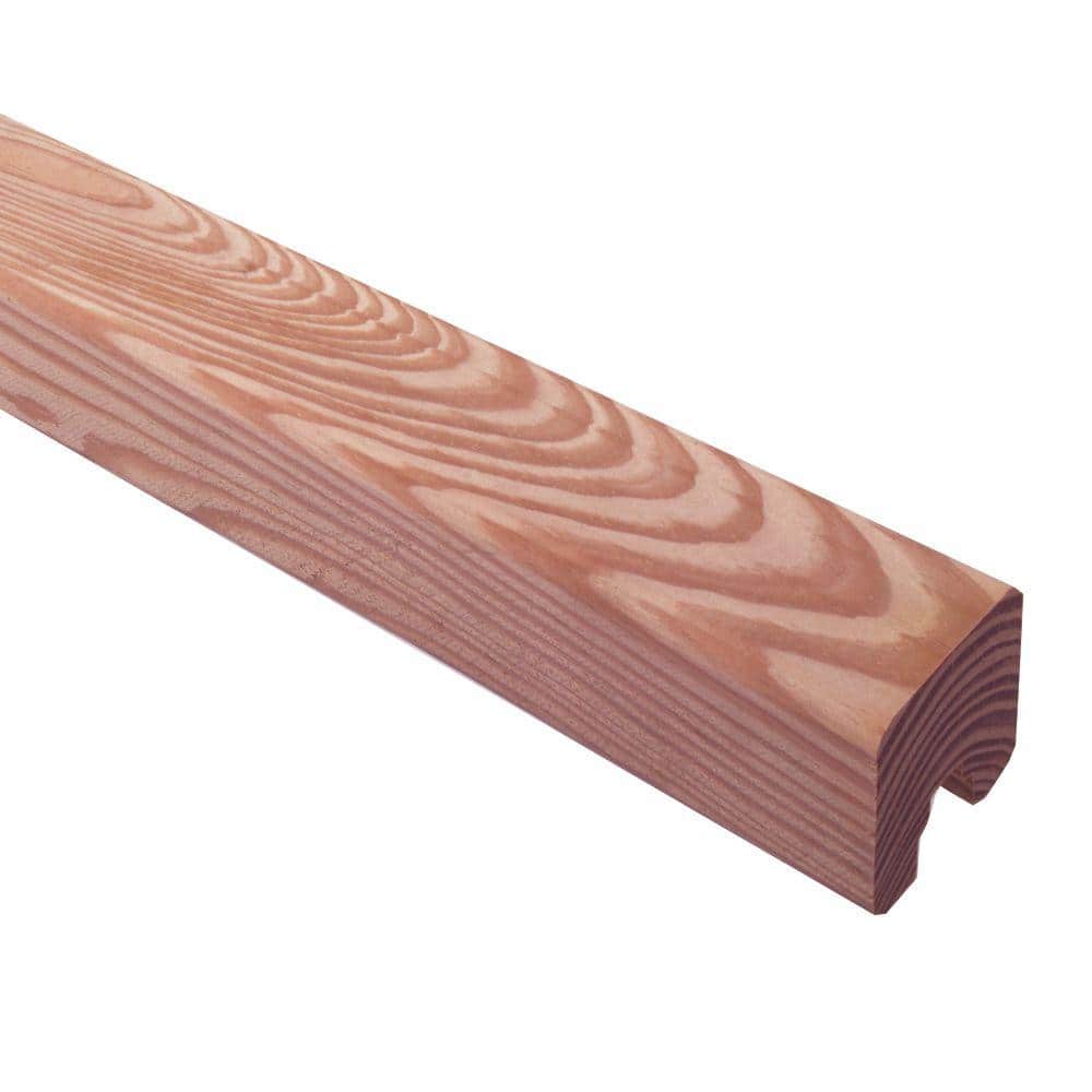 1 in. x 5/8 in. x 96-3/8 in. Cedar Lattice Cap 5858 - The Home Depot