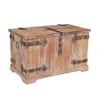 HOUSEHOLD ESSENTIALS 15.75 in, Weathered Red, Wood, Victorian Storage ...