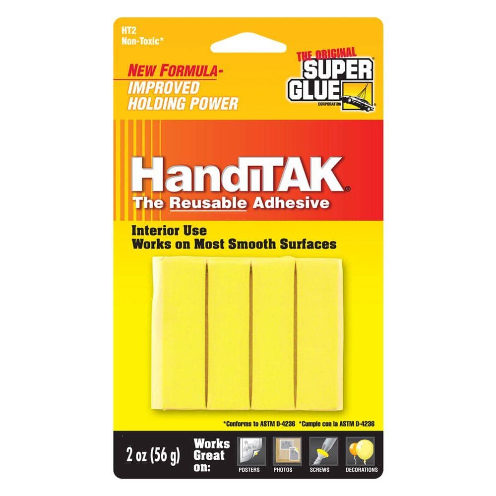 Super Glue 2 oz. Handitak Reusable Adhesive (12-Pack) HT2 - The Home Depot