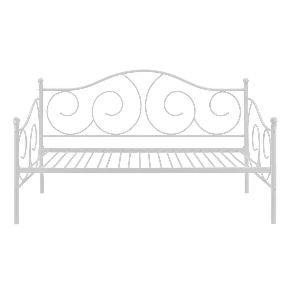 DHP Vanya White Metal Twin Size Daybed DE32114 - The Home Depot