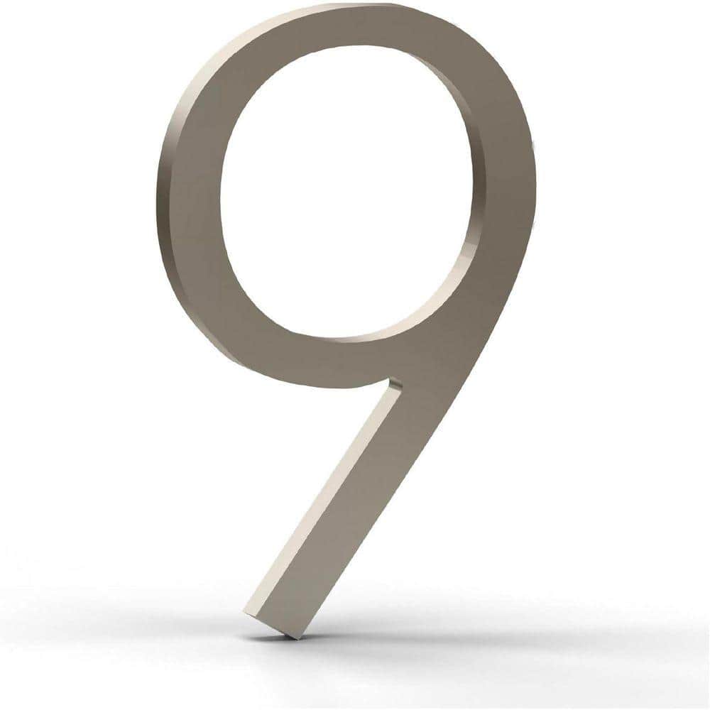 MEGA HANDLES House Numbers for Outside - 5 in. Easy to Install Wall ...
