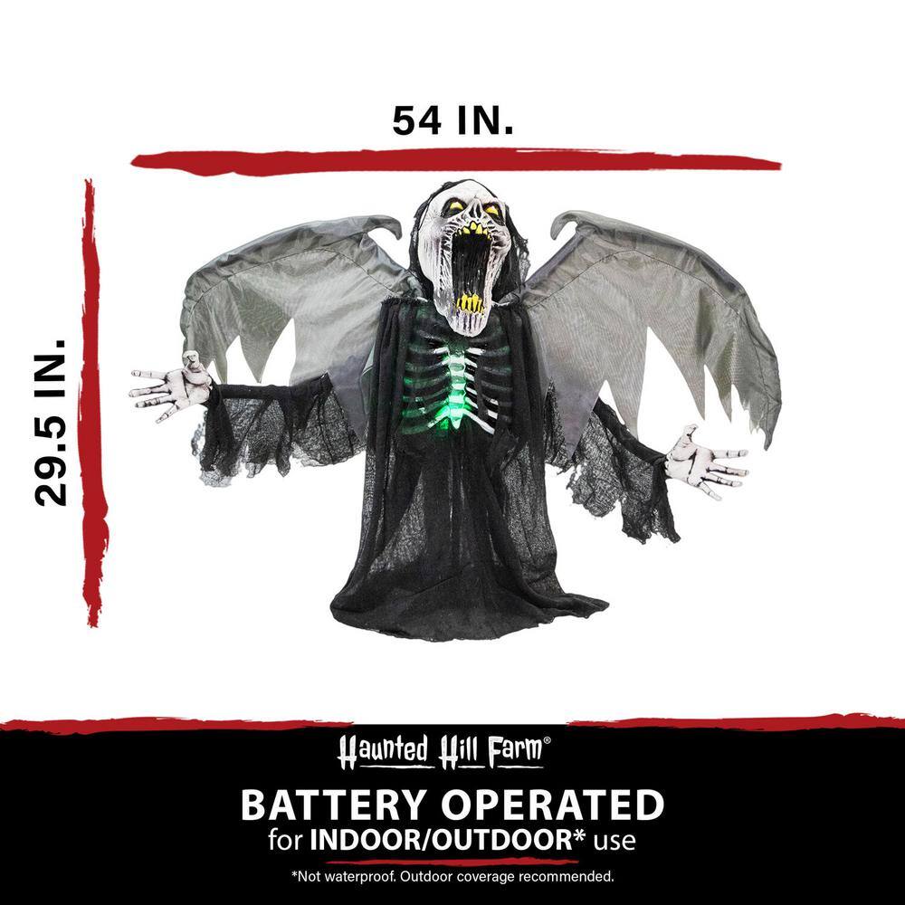 Buy 29.5 in. Gabriel the Animated Winged Reaper, Indoor or Covered ...