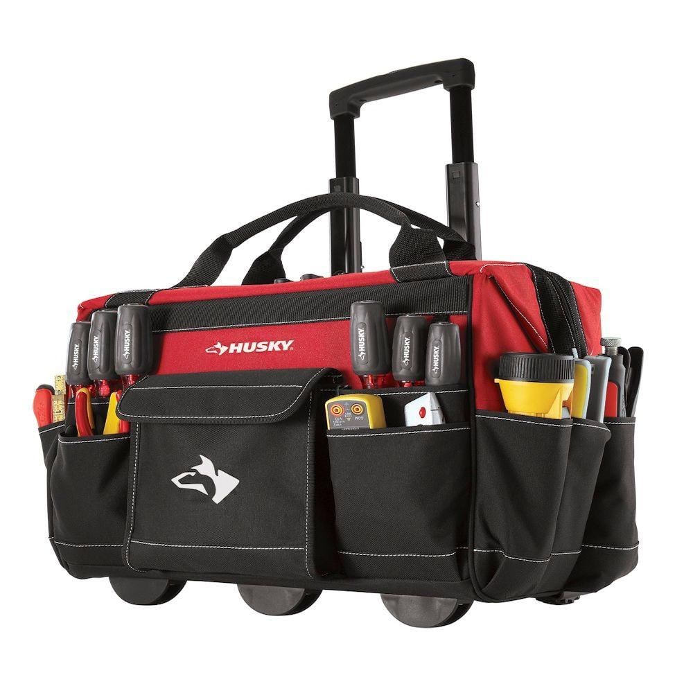 Husky 18 in. Rolling Tool Tote GP-43196N13 - The Home Depot