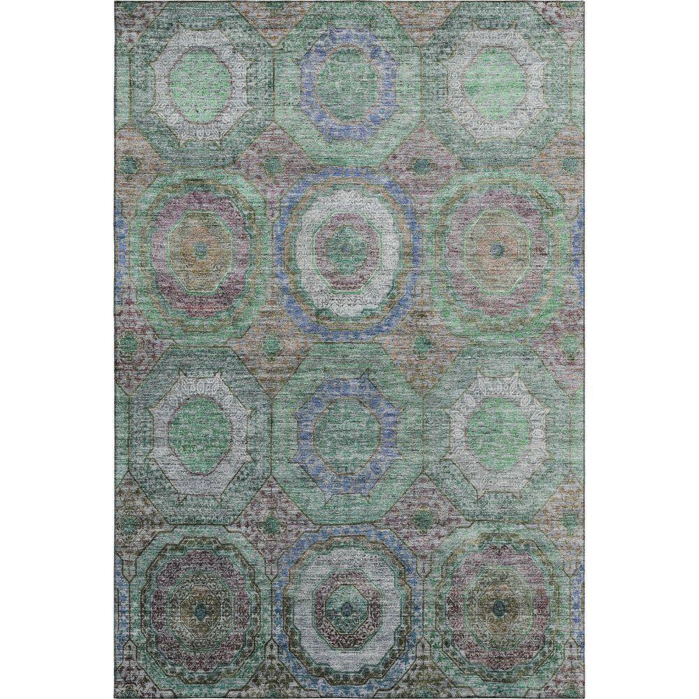 Addison Rugs Mayfield Premium Machine Washable Abstract AMF2049 Green 9 ...