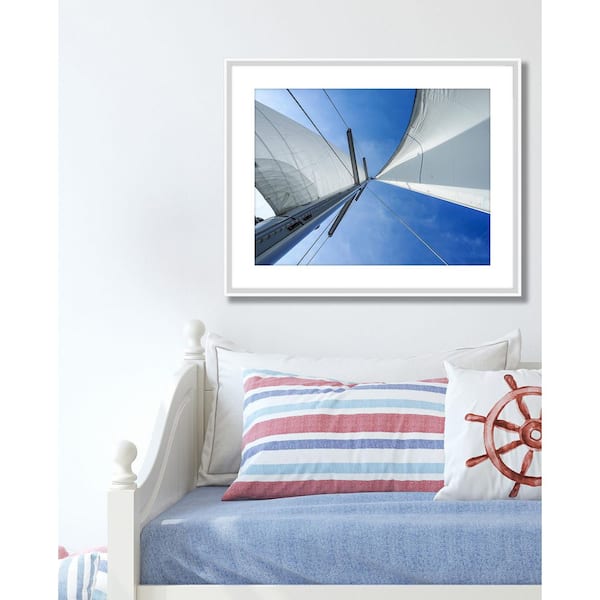 Melissa Van Hise Main Sail III Framed Giclee Art Print 21 in. x 26 in ...