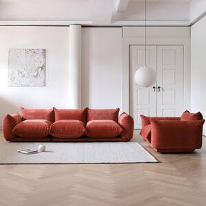 Orange - Sofas & Couches - Living Room Furniture - The Home Depot