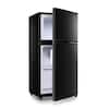 JEREMY CASS 3.5 cu. ft. Compact Refrigerator Mini Fridge in Black with ...