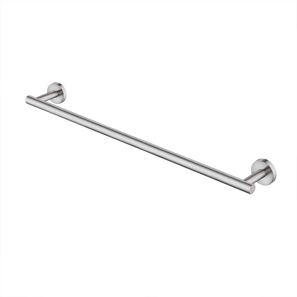 16 GAUGE SINKS 28 in. Wall Mounted Towel Bar in Brushed Stainless Steel ...