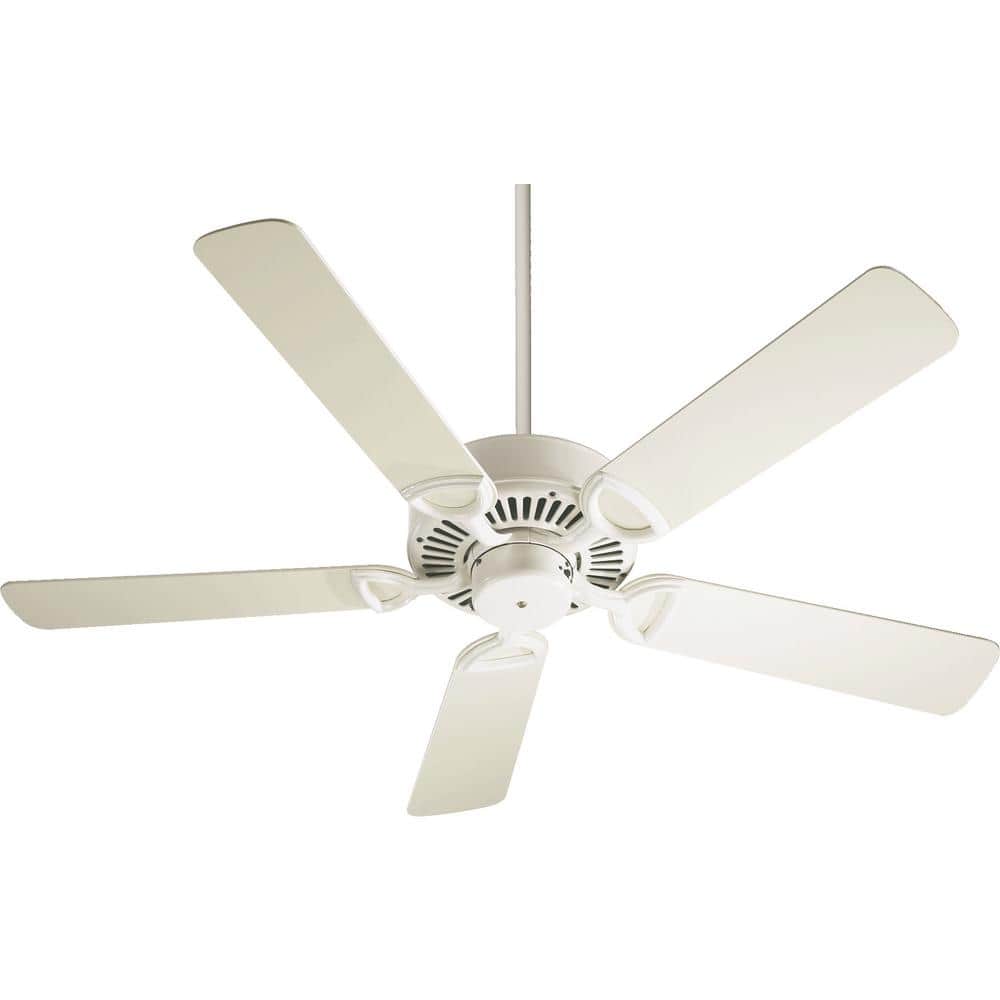 Quorum INTERNATIONAL Estate 52 in. Indoor Antique White Ceiling Fan ...