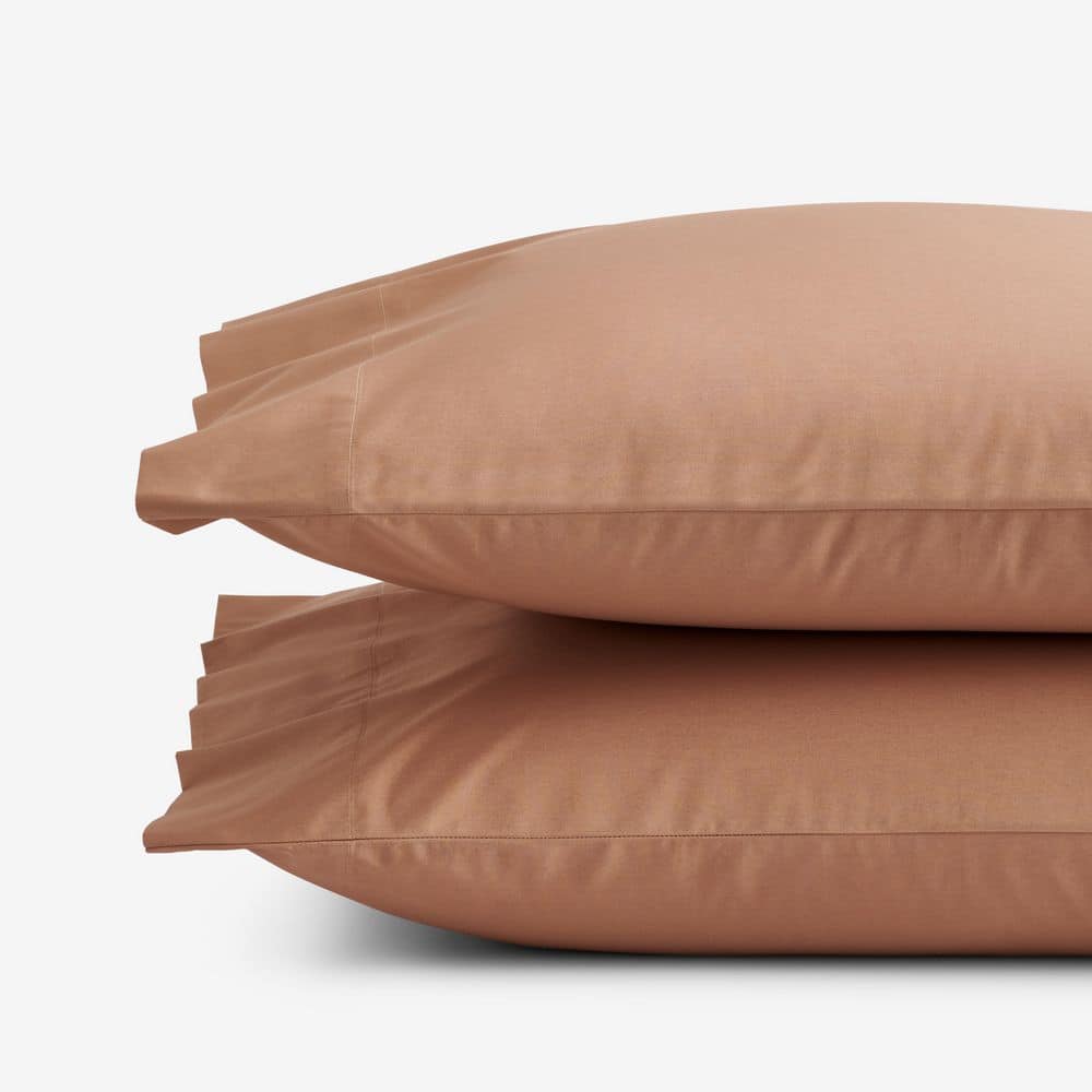 The Company Store Company Cotton Percale Clay Cotton King Pillowcases ...