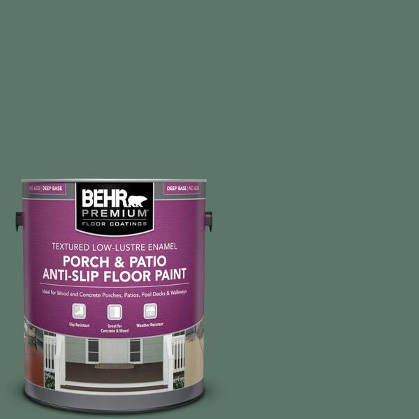 BEHR PREMIUM 1 gal. #S420-6 Pine Brook Textured Low-Lustre Enamel ...