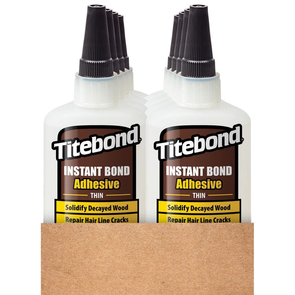 Titebond 4 oz. Instant Bond Wood Adhesive Thin (10-Pack) 6202 - The ...
