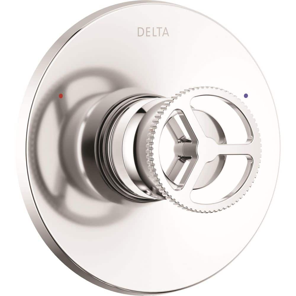 Delta Trinsic Wheel 1-Handle Wall Mount Valve Handle Trim Kit in Chrome ...