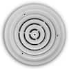 Everbilt 8 in. Steel Round Diffuser in White E80008 - The Home Depot