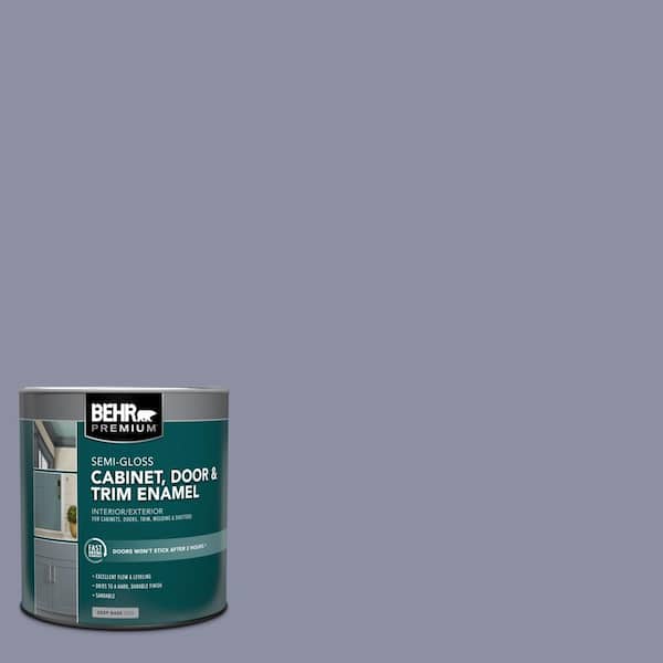 BEHR PREMIUM 1 qt. #S550-4 Camelot Semi-Gloss Enamel Interior/Exterior ...