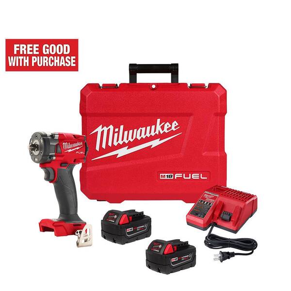 Milwaukee M18 FUEL 18V Lithium-Ion Brushless Cordless 3/8 in. Compact ...