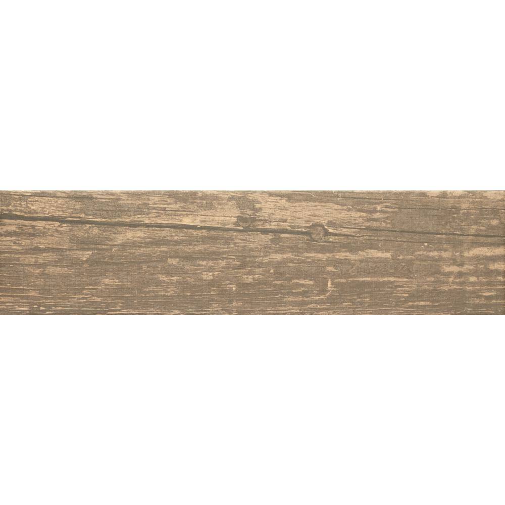Buy Westwood Almond 8 in. x 24 in. Matte Porcelain Wood Look Floor and ...
