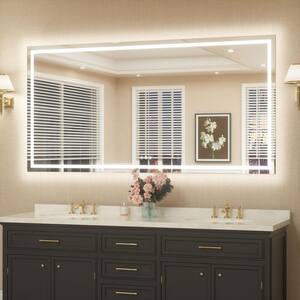Have a question about TETOTE 48 in. W x 36 in. H Rectangular Frameless LED Lighted Bathroom ...
