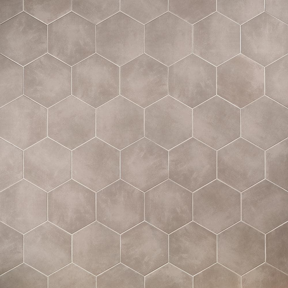 Ivy Hill Tile Eclipse Sand 7.79 in. x 0.59 in. Matte Porcelain Floor ...
