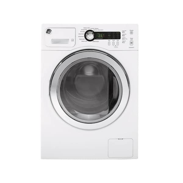 GE 2.2 cu. ft. Stackable White Front Loading Washing Machine, ENERGY ...