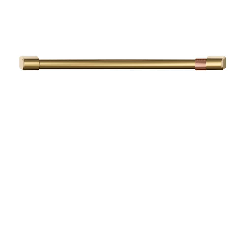 Cafe 27 in. Single Wall Oven Handle Kit in Brushed Brass CXWS7H0PNCG ...