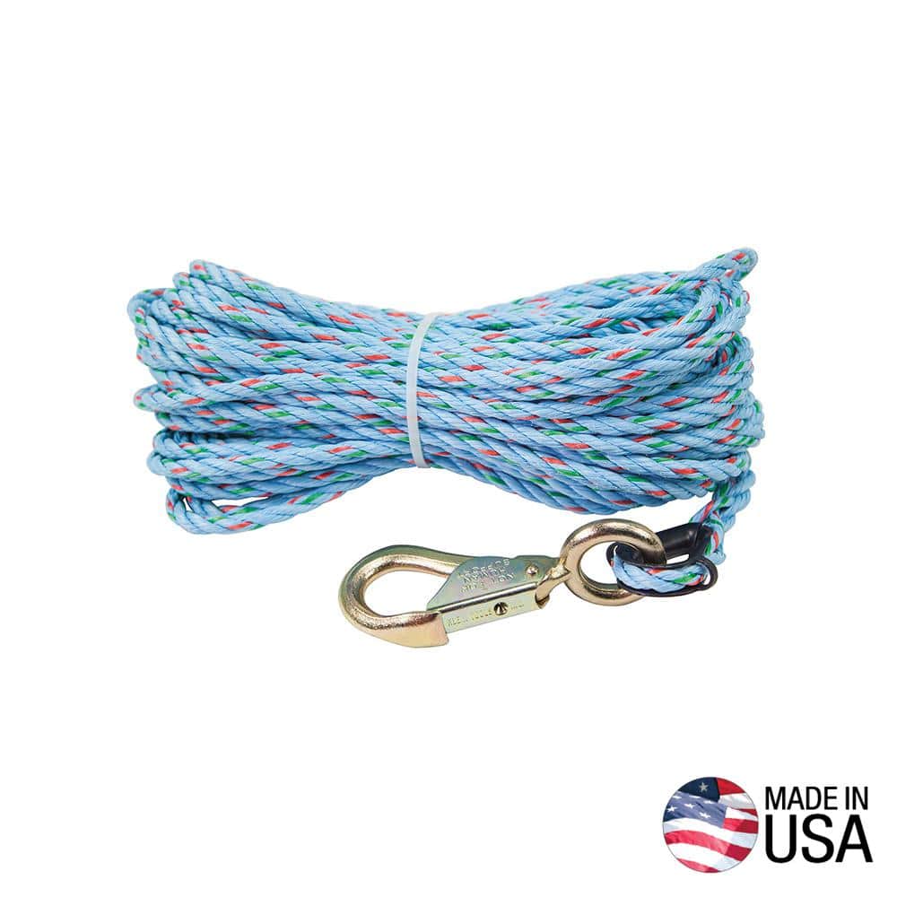 Klein Tools Polypropylene Hand-Line with Snap Hook 1803-60 - The Home Depot