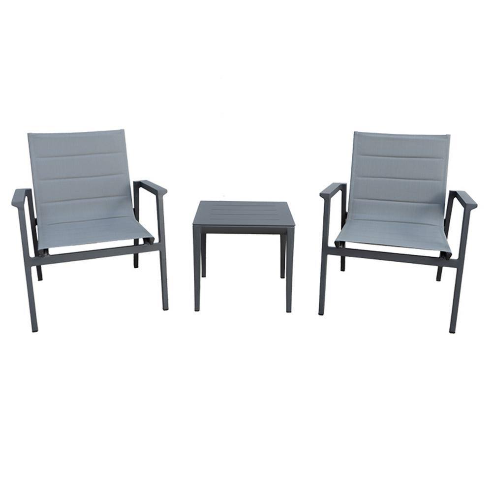 Afoxsos Modern Muse 3-Piece Aluminum Modern Sofa Furniture Set HDMX849 ...