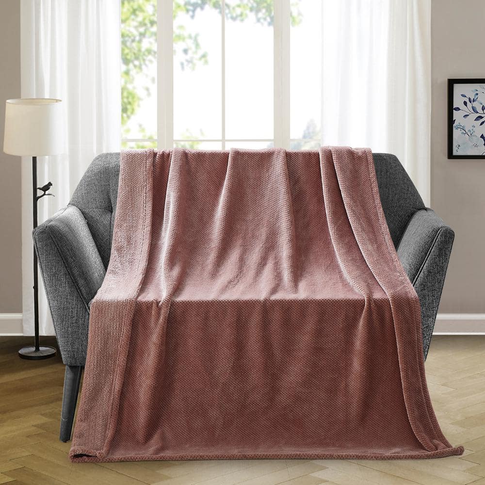 Thesis Blush Oversized 50x70 Throw Blanket 00595 - The Home Depot