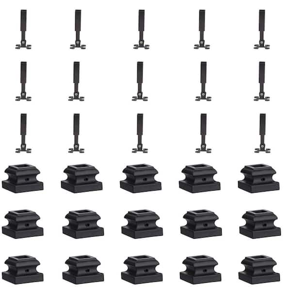 Afoxsos 15 Angle Adjustable Connectors with Screws for 1/2 Square ...