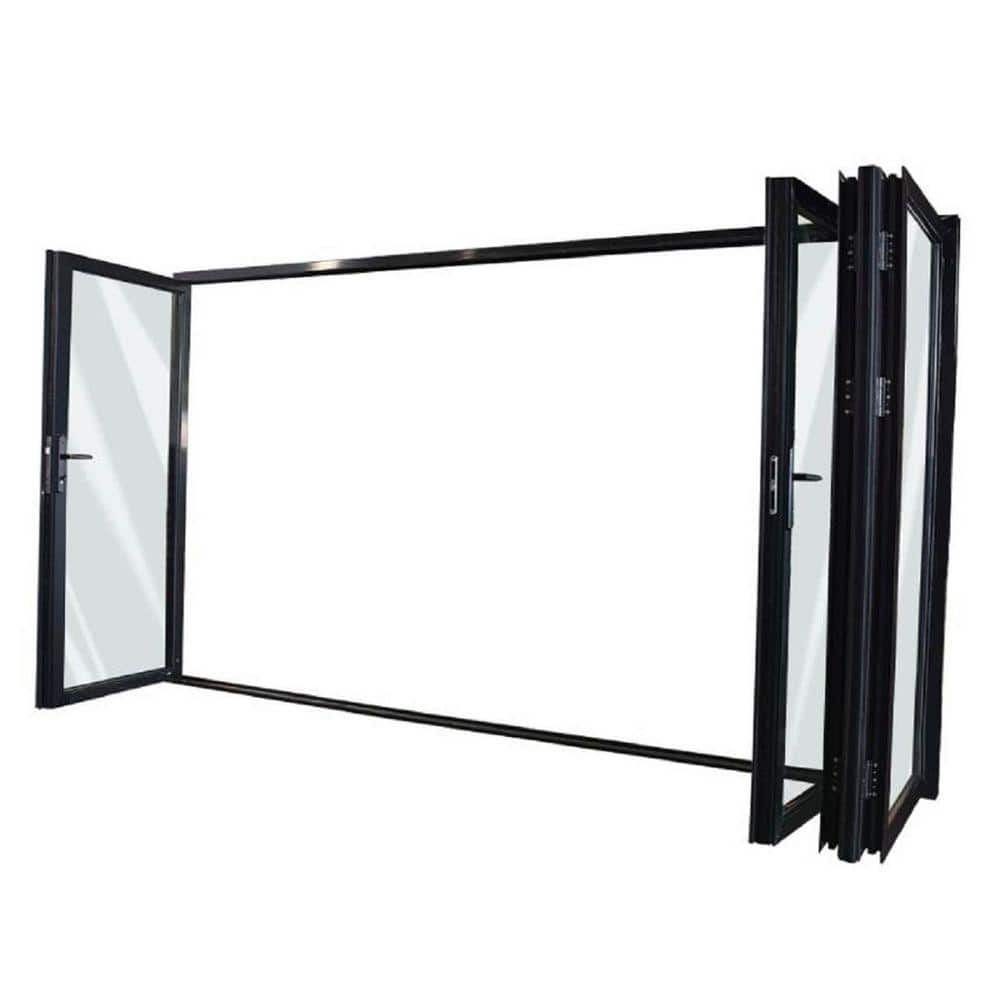 Avora Doors and Windows Avora Elite 120 in. x 84 in. Black Left to ...