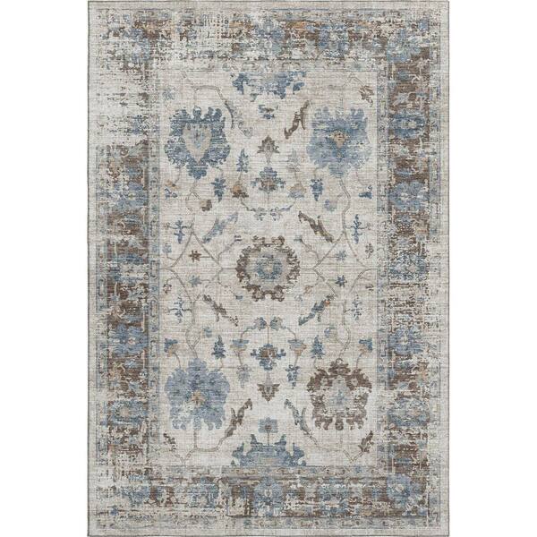 Addison Rugs Mayfield Premium Machine Washable Abstract AMF1976 Putty 9 ...