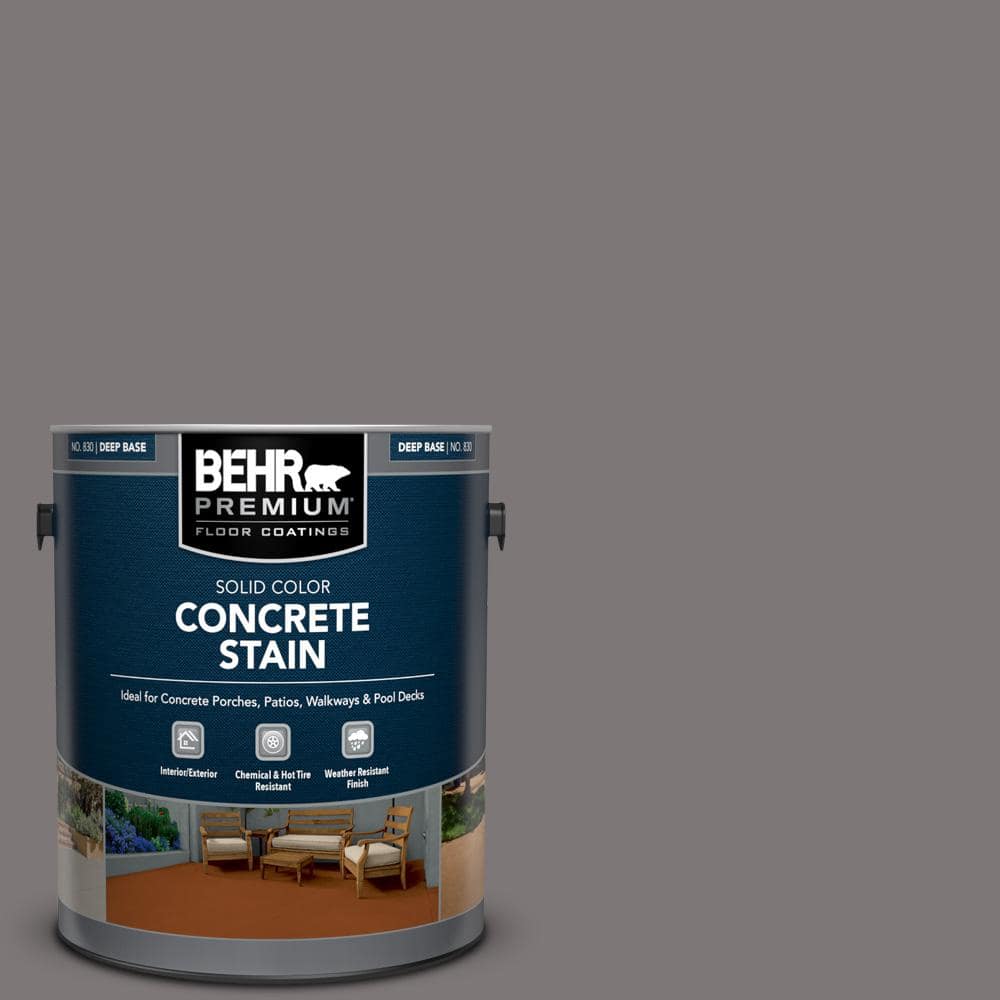 BEHR PREMIUM 1 gal. #PFC-74 Tarnished Silver Solid Color Flat Interior ...