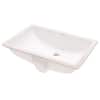 American Standard Studio Rectangular Undermount Bathroom Sink in White ...