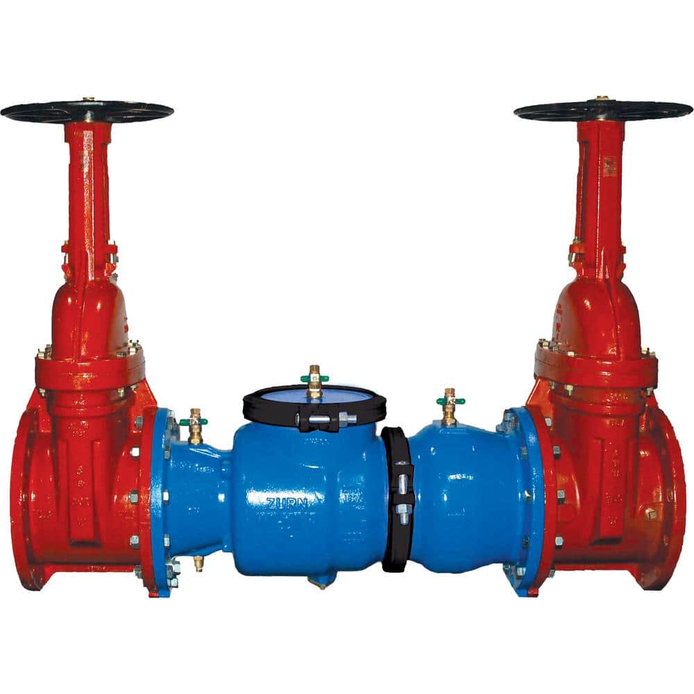 Wilkins 12 in. 350 Double Check Valve Backflow Preventer, with OS&Y ...