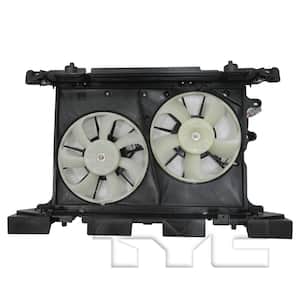 TYC Dual Radiator and Condenser Fan Assembly 2013-2016 Dodge Dart 2.0L ...