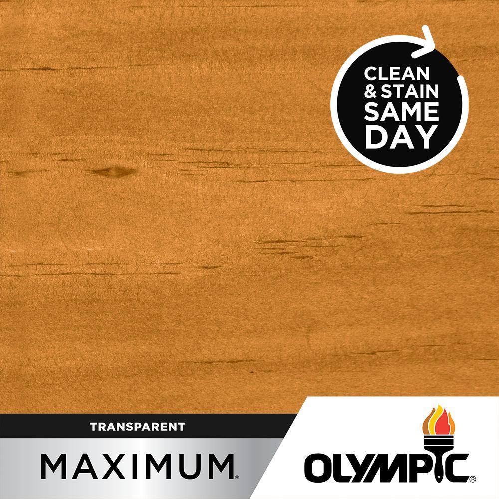 Reviews for Olympic Maximum 1 gal. Cedar Transparent Exterior Stain and ...