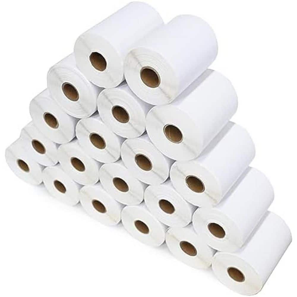 5000 Pieces 4 x 6 Direct Thermal Shipping Labels w/ Perforated Lines ...