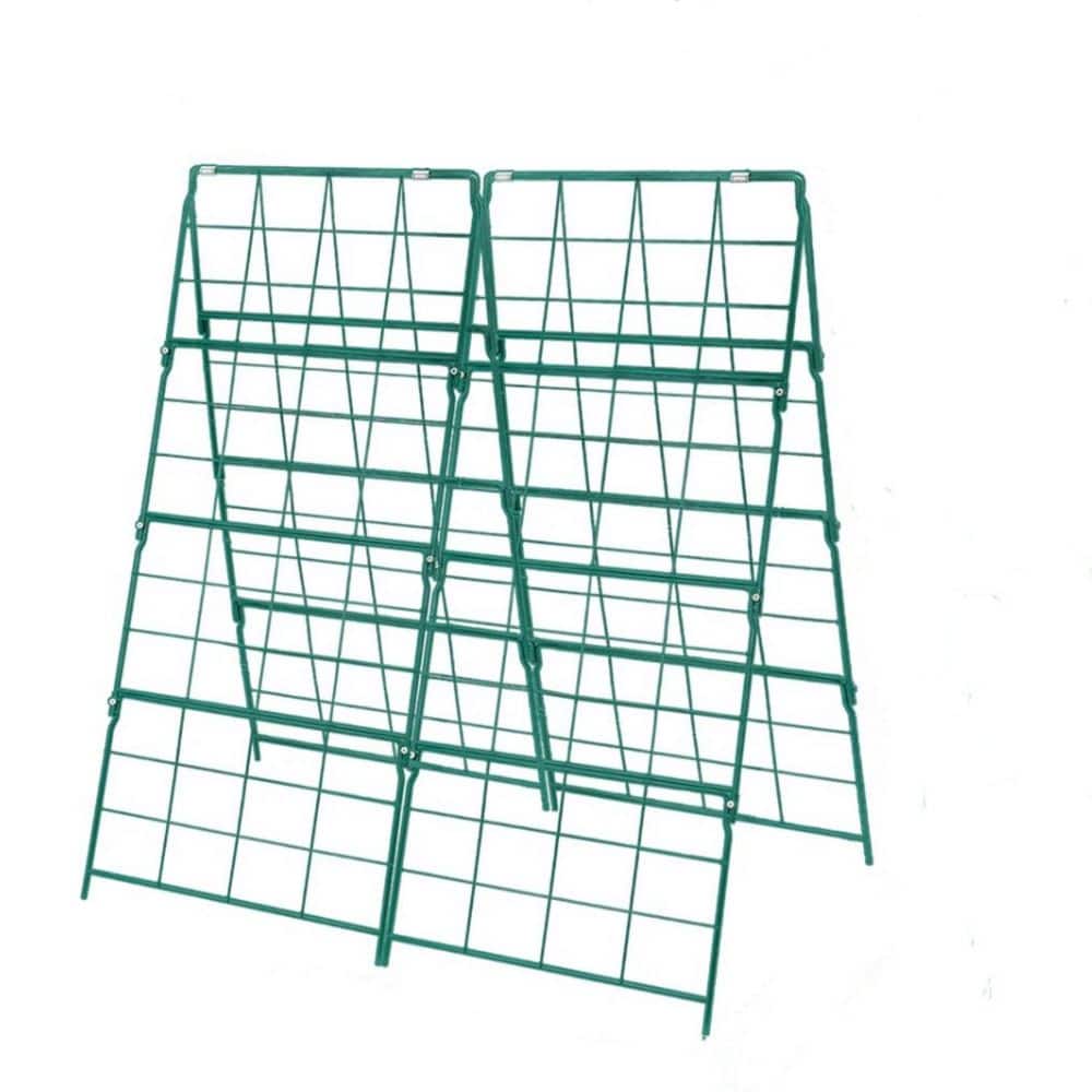 FAWEY TRED INC 42 x 32 in Foldable Trellis for Raised Bed A Frame Metal ...