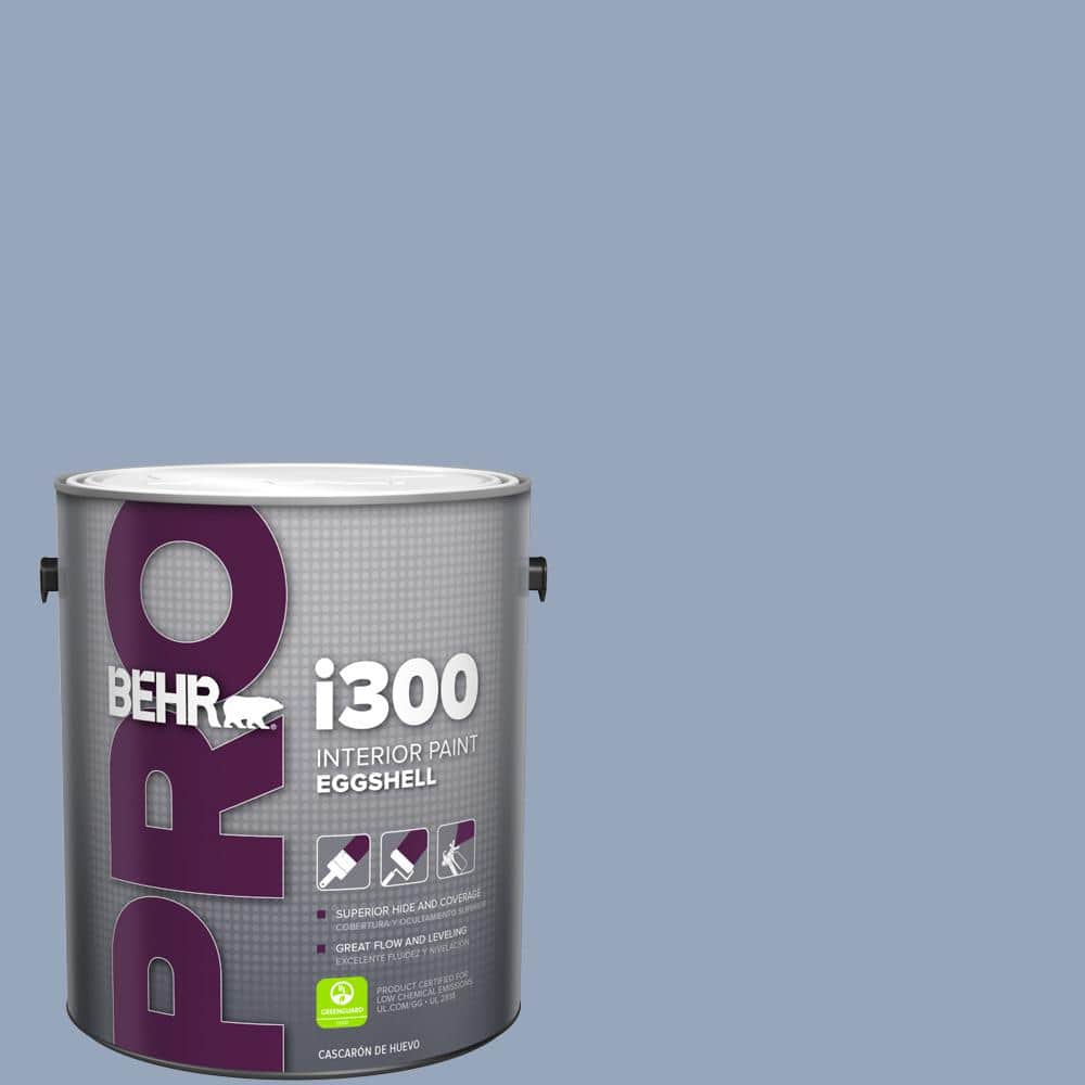 BEHR PRO 1 gal. #590F-4 Cloudberry Eggshell Interior Paint PR33001 ...