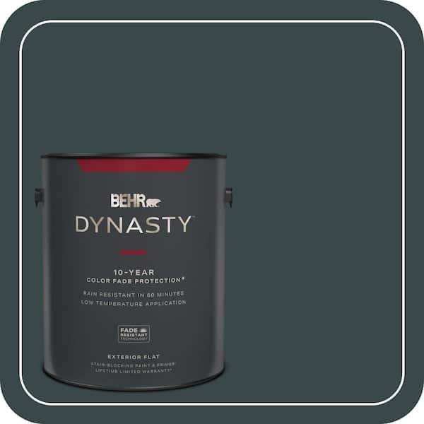 BEHR DYNASTY 1 gal. #T14-16 Arboretum Flat Exterior Stain-Blocking ...